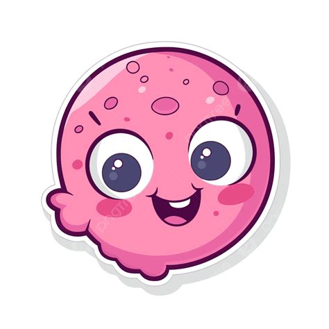 거품 모양의 핑크 문자 클립 아트 벡터 고립 된 만화 핑크 색상으로 스티커 디자인 상표 Png 일러스트 및 벡터 에 대한 무료 다운로드 Pngtree