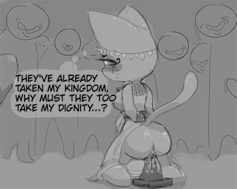 Rule 34 Anthro Arms Tied Ass Blush Bound Breasts Cartoon Network