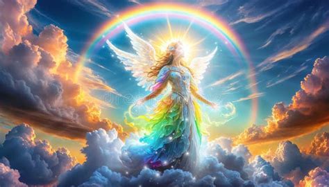 Seraphim Angel Spiritual Guidance Angel Of Light Miracle Rainbow