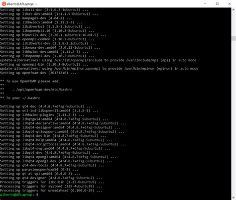 Developing For Openfoam On Windows 10 Part 2 Alberto Passalacqua