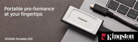 kingston xs2000 500g high performance read write speeds up to 2 000mb s pocket sized external