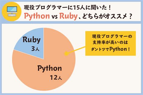 Pythonとruby、どっちを勉強する？プログラミング講師がおススメするのはpython！ プログラマーやwebデザイナー目指すなら職業
