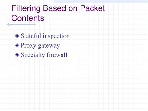 PPT Packet Filtering PowerPoint Presentation Free Download ID