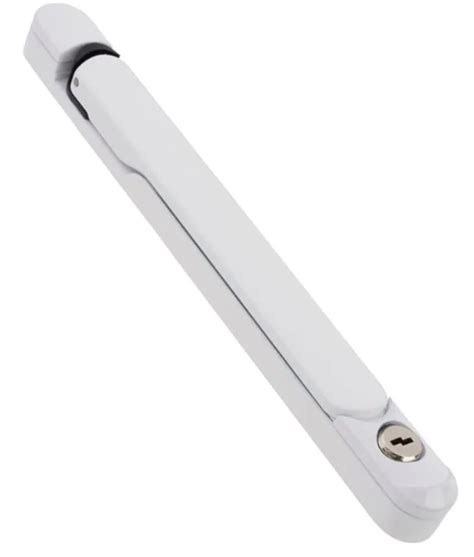 Jackloc Inline Window Espag Handle 30mm Spindle White Construction