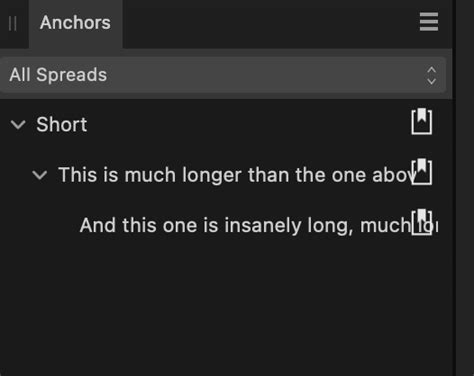 Anchor Names Not Always Properly Truncated In Anchors Panel V Bugs