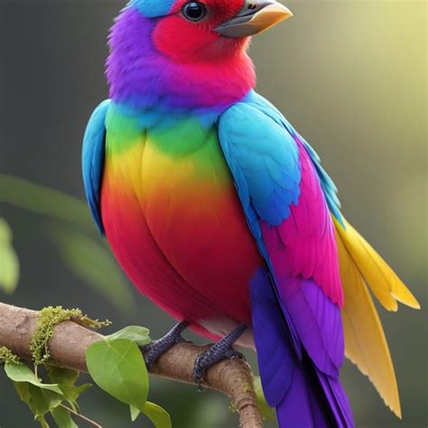 Premium Photo Cute Colorful Bird