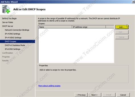 Windows Server 2008 DHCP Kurulumu Resimli ve Görsel Anlatım TeknoCinim
