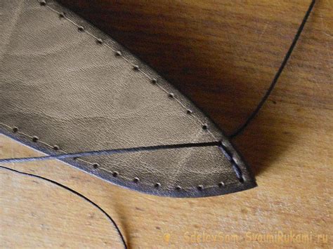 Как сшить ножны для ножа Ножи Кожаные аксессуары Кожа