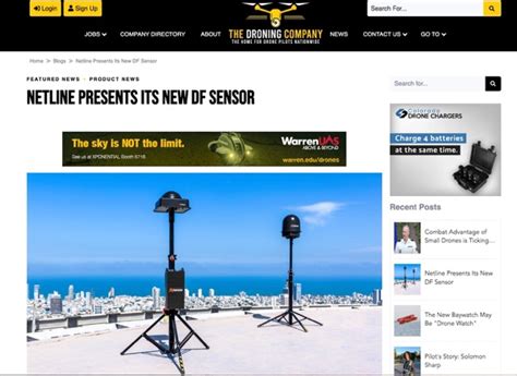 Netline Presents Its New Df Sensor Netline Communication Technologies