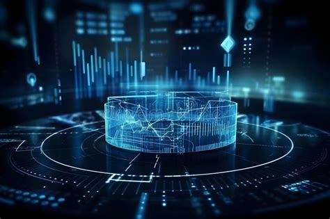 Technology Background With Code Generative Ai Stock Illustration