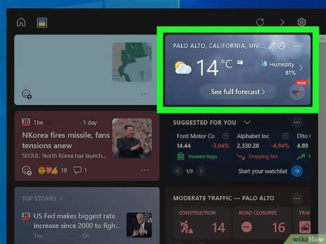 How To Add The Weather To Taskbar In Windows 10