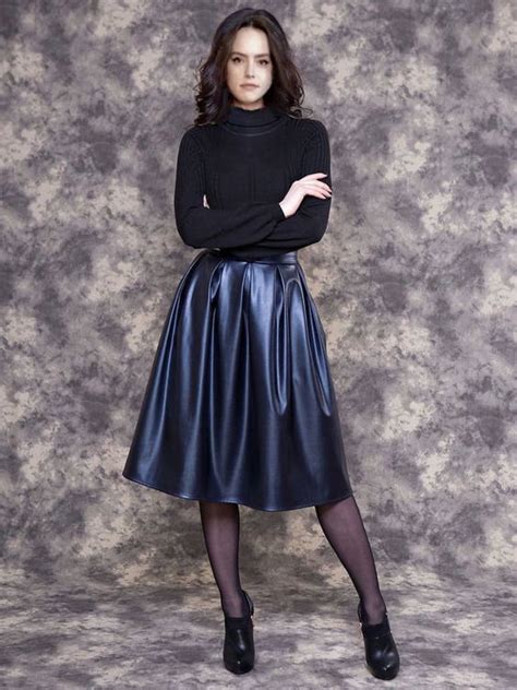 Daisy Ridley Black Leather Skirt Fake By Mph1967 On Deviantart