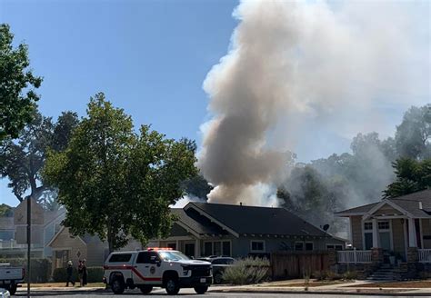 Firefighters Battle Home Fire In Paso Robles Photos