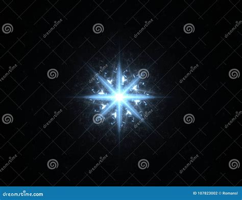 Fractal Radial Pattern On The Subject Of Science Technology And Design Stock Illustration