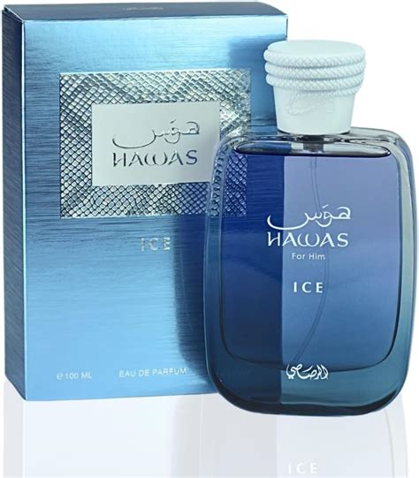 Hawas Ice By Rasasi For Men 338 Oz Edp Spray Au Beauty