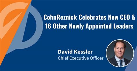 Karin Lundquist Cpa On Linkedin Cohnreznick Elects Twelve New