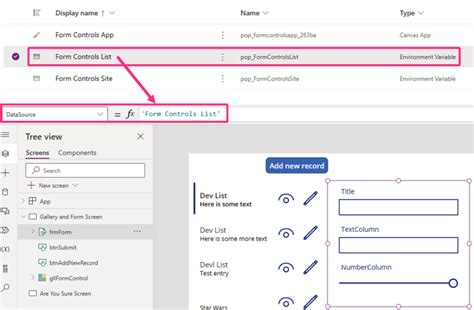 Working With Form Controls In Power Apps Platforms Of Power