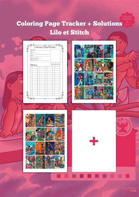 Coloring Page Tracker Solution Lilo Et Stitch Coloring Tracker