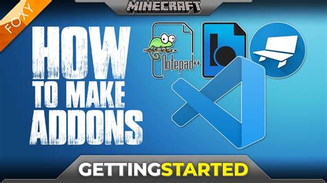 Getting Started How To Make Addons [1] Minecraft Bedrock Edition Youtube