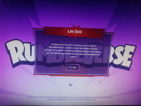 How Do I Fix The Ln 100 Error Rrumbleverse