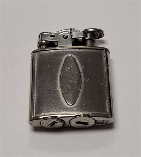 Vintage 1920s Ronson De Light Art Metal Works Lighter Working