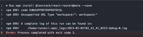 Npm Install Fails Issue TanStack Router GitHub