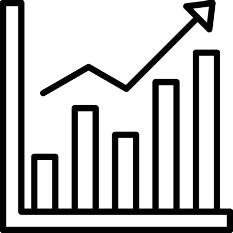 Bar Chart Line Icon 14697813 Vector Art At Vecteezy