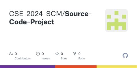 Github Cse 2024 Scmsource Code Project