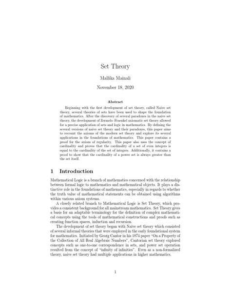 set theory pdf set mathematics empty set