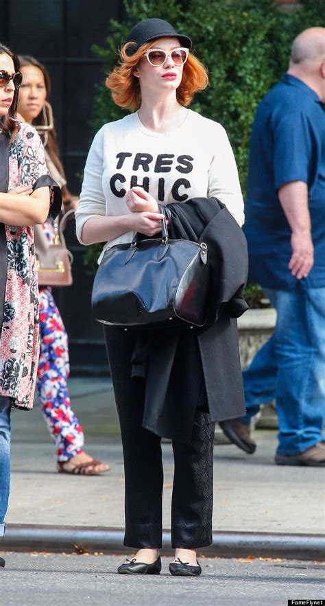 Christina Hendricks Looks Completely Different In Casual Outfit