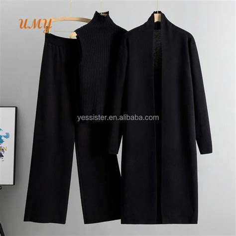 3 Piece Women Spring Autumn Cardigan European Thin Soft Loose Fashion