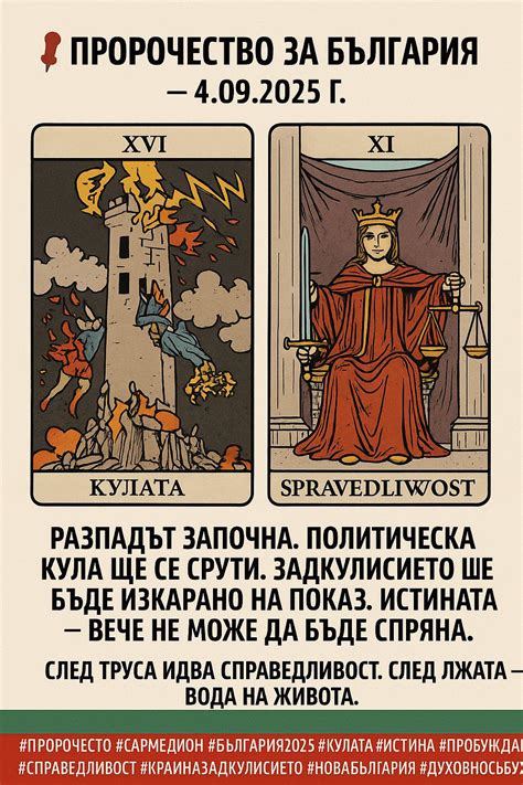 Даниел 🔮 Пророчество за България от СарМедион 📆 Пророчеството е получено на 4 септември 2025