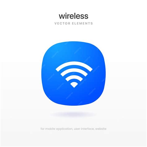 Premium Vector 3d Wifi Icon Soft Ui With Shadow Vector Wi Fi Signal Black Wireless Icon