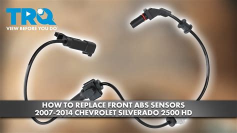 How To Replace Front Abs Sensors 2007 2014 Chevrolet Silverado 2500 Hd