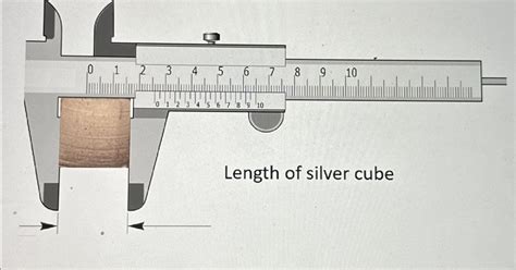 Solved What Is The Length Of The Silver Cube Chegg Com