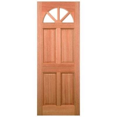 Carolina Hardwood Mandt 4 Double Glazed Fanlight Panels External Door