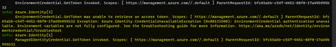 C Azure Defaultazurecredential Is Trying To Get The Oauth Token From