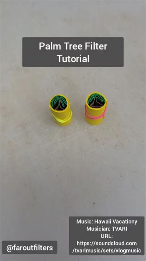 Palm Tree Filter Tutorial Rcraftyents