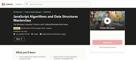 Best Data Structures And Algorithms Courses Udemy