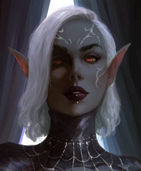 Female Drow Elves Second Life Marketplace Attractive Warrior Dark