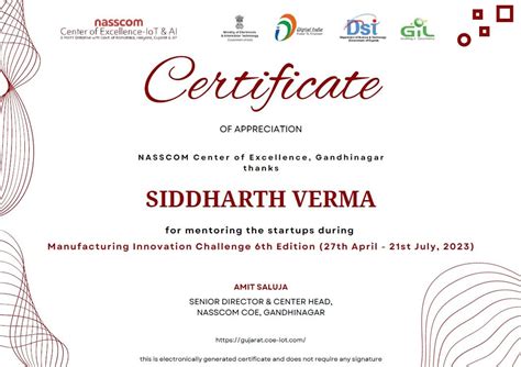 Thanks Nasscom For Giving Me The Incredible Opportunity To Mentor Some