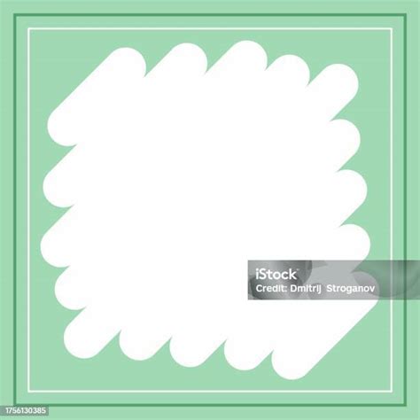 줄무늬 선 모양의 밝은 녹색 프레임 색상입니다 소셜 미디어 게시물 및 웹 인터넷 광고에 적합합니다 브러시 모양 0명에 대한 스톡