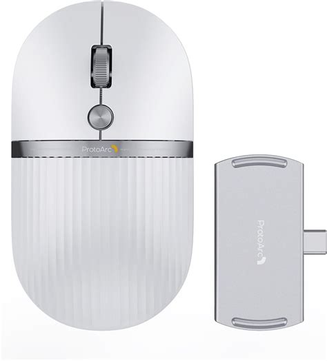 Amazon ProtoArc 2in1 Hub Mouse USB Cハブマウスセット 静音2 4GとBluetooth両対応ワイヤレスマウス 3段階調節DPI 3台デバイス接続可 充電
