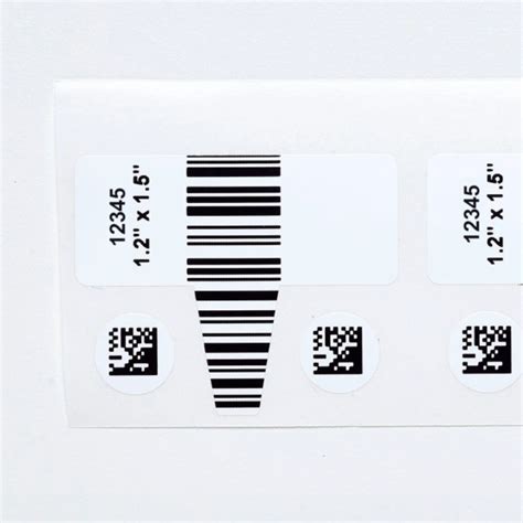 Microcentrifuge Tube And Cap Labels 1 Core Thermal Transfer Labels