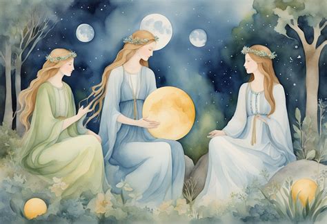 The Wiccan Triple Goddess Maiden Mother And Crone