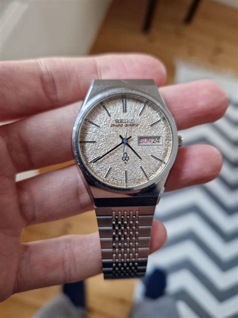 [wts] [eu] Vintage Seiko Grand Quartz 4843 8050 Diamond Dust Dial