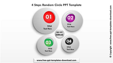 Eujspfu 4 Steps Random Circle Ppt Template Download Join Us For Regular Update