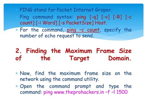 Information Gathering Using Windows Command Line Utility Pptx Operating Systems Computer