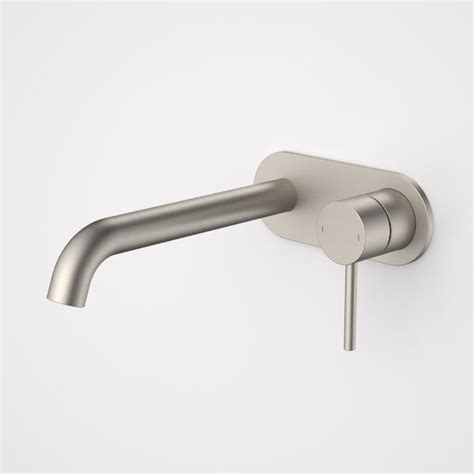 Liano Ii 210mm Wall Basin Bath Mixer Round Cover Plate