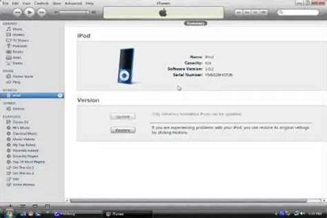 How To Reset And Restore An IPod Nano G To Factory Settings IPod